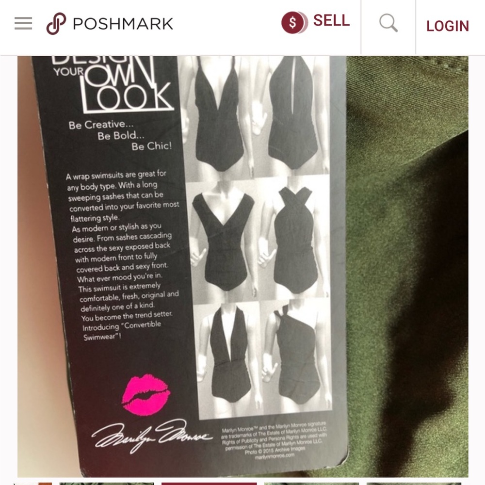 Marilyn Monroe One Piece Style Your Way Swimsuit - Gem